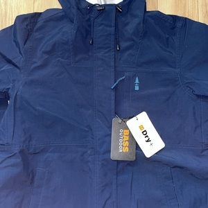 Bass Outdoor | Jackets & Coats | Nwt Bass Outdoor Hooded Zip Up Rain ...